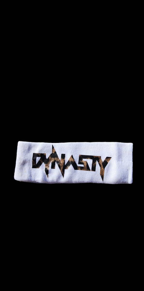 WHITE WITH GOLD CHEETAH LETTERING – Dynasty StyLz